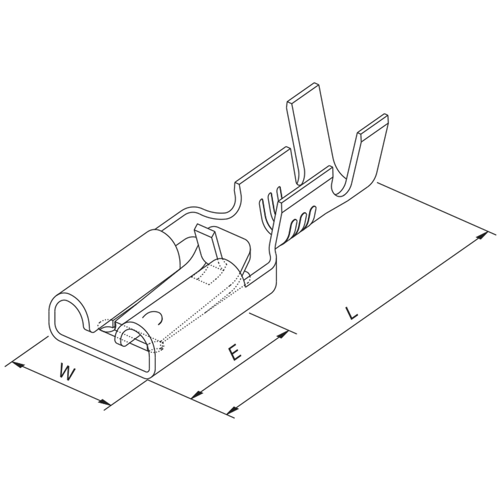 MESA Terminal Socket, Connector | TD-Fast On Type